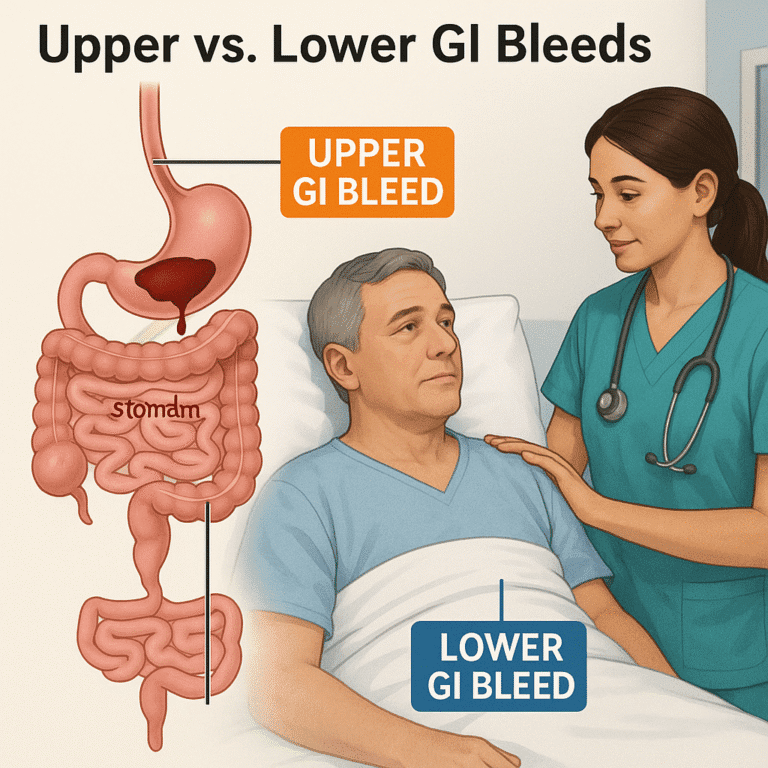 GI Bleeds: Upper vs. Lower Made Easy for Nurses