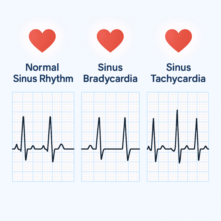 Sinus Rhythms 101: Normal, Bradycardia, and Tachycardia