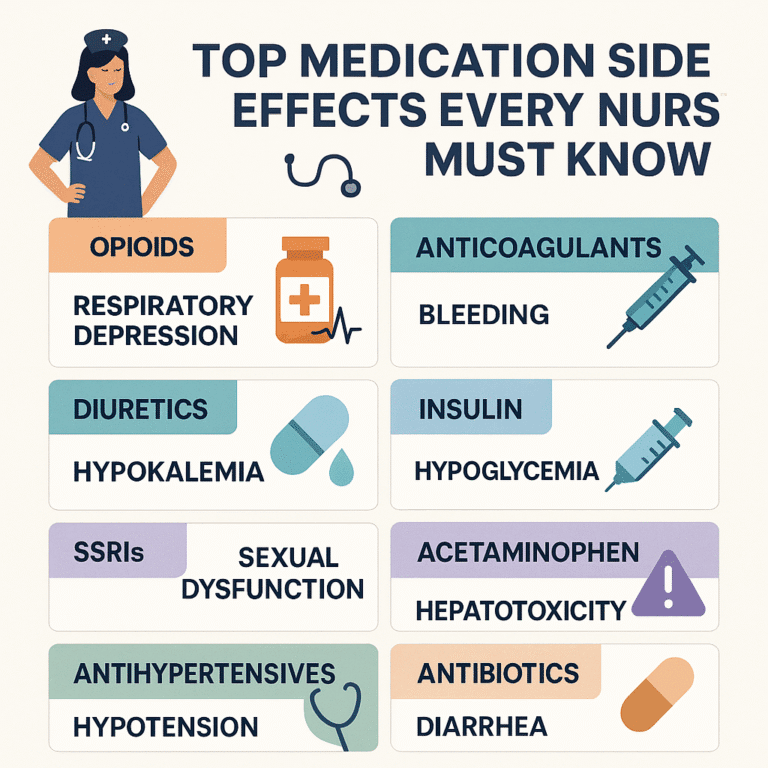 Common Medication Side Effects: A Nurse’s Quick Guide
