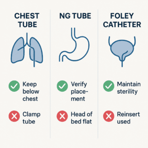 Tubes & Drains Nursing Care: Chest, NG, Foley Explained