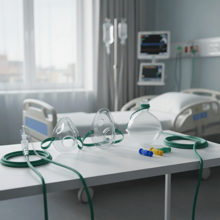 Oxygen delivery devices chart for nurses