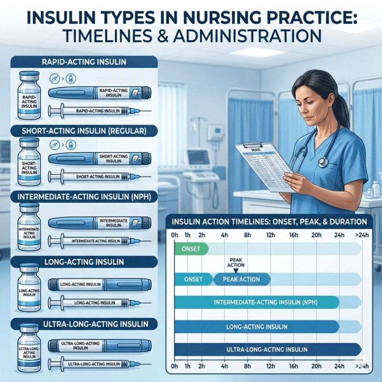 Insulin Types: Onset, Peak & Duration for Nurses