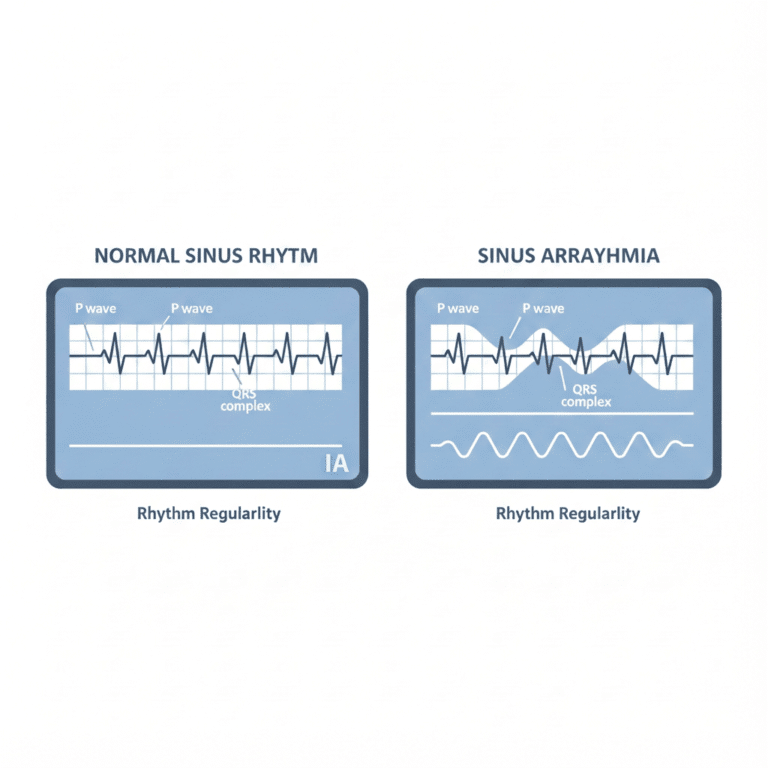 Sinus Arrhythmia vs Normal Sinus Rhythm for Nurses