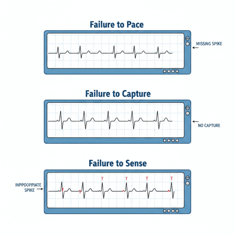 Pacemaker Malfunction on ECG: NCLEX Guide for Nurses