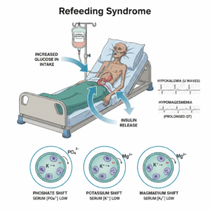 Refeeding Syndrome: Electrolyte Collapse, Hypophosphatemia